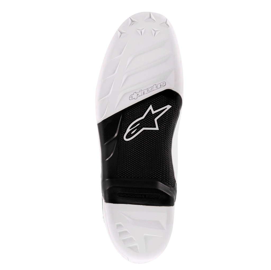Alpinestars Tech 7 Replacement Sole Black/White | Sprocket Sport